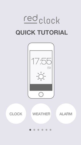 Red Clock - Reeoo iPhone Patterns